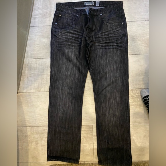 INC International Concepts | Jeans | Mens Inc Slim Straight Black Jeans ...